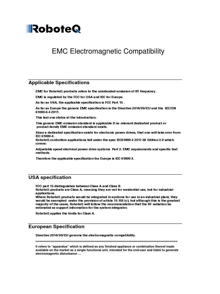 Verification Test Report For Radiated EMI | PDF | Electromagnetic ...
