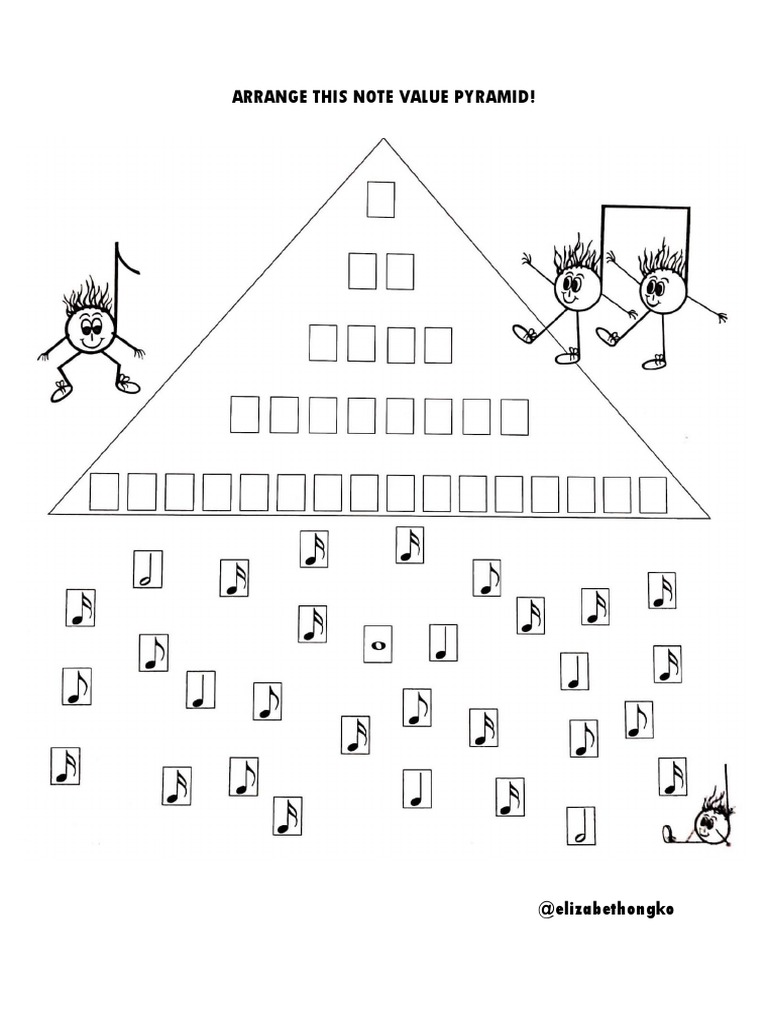Arrange This Note Value Pyramid | PDF