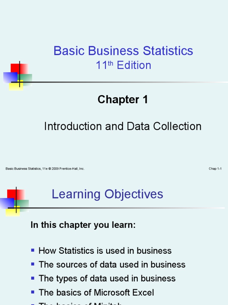Basic Business Statistics: 11 Edition | PDF | Statistics | Level Of ...