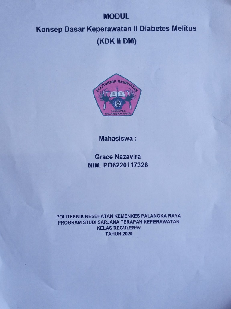Logbook KDK Ii DM (Grace Nazavira) | PDF