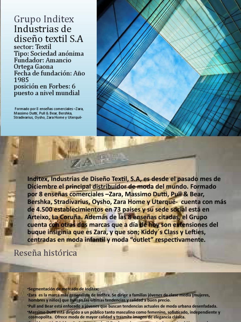 Grupo Indetex | PDF | H&M | Gap Inc.