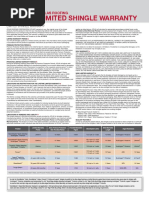 TAMKO Shingles Warranty | PDF | Implied Warranty | Roof
