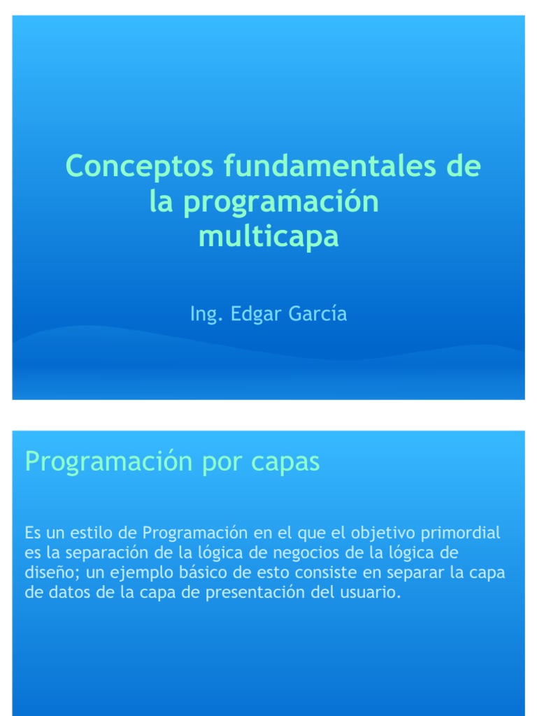 Conceptos Fundamentales de La Programacion Mul | PDF | Usuario ...