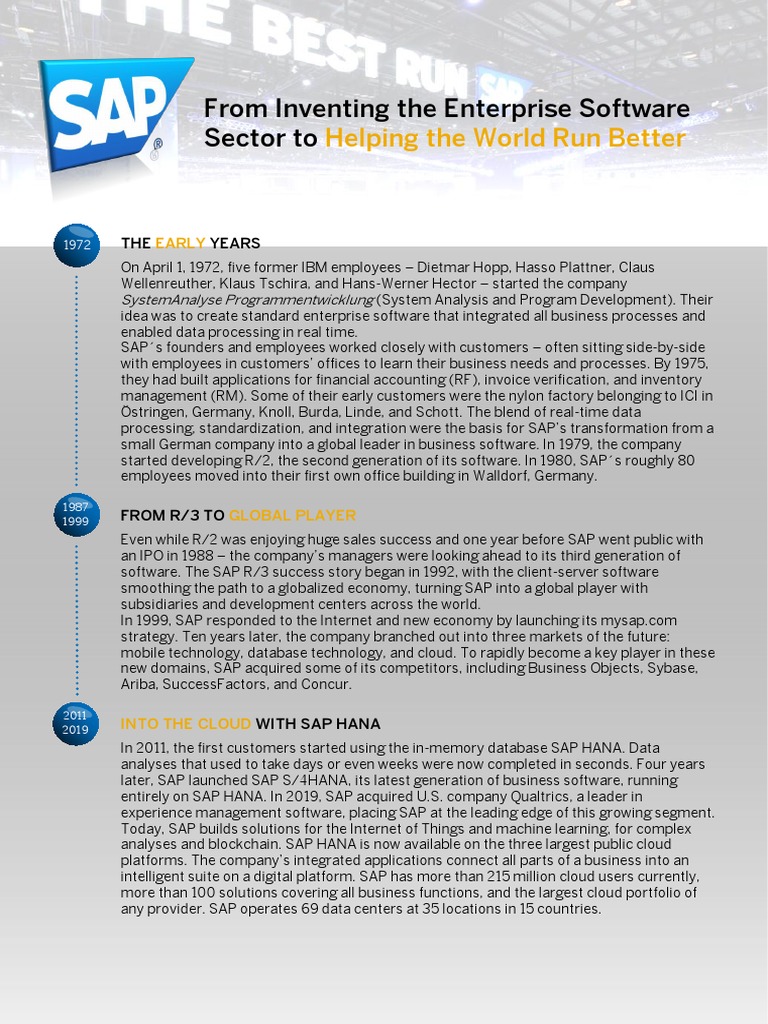 From Inventing The Enterprise Software Sector To Helping The World Run ...