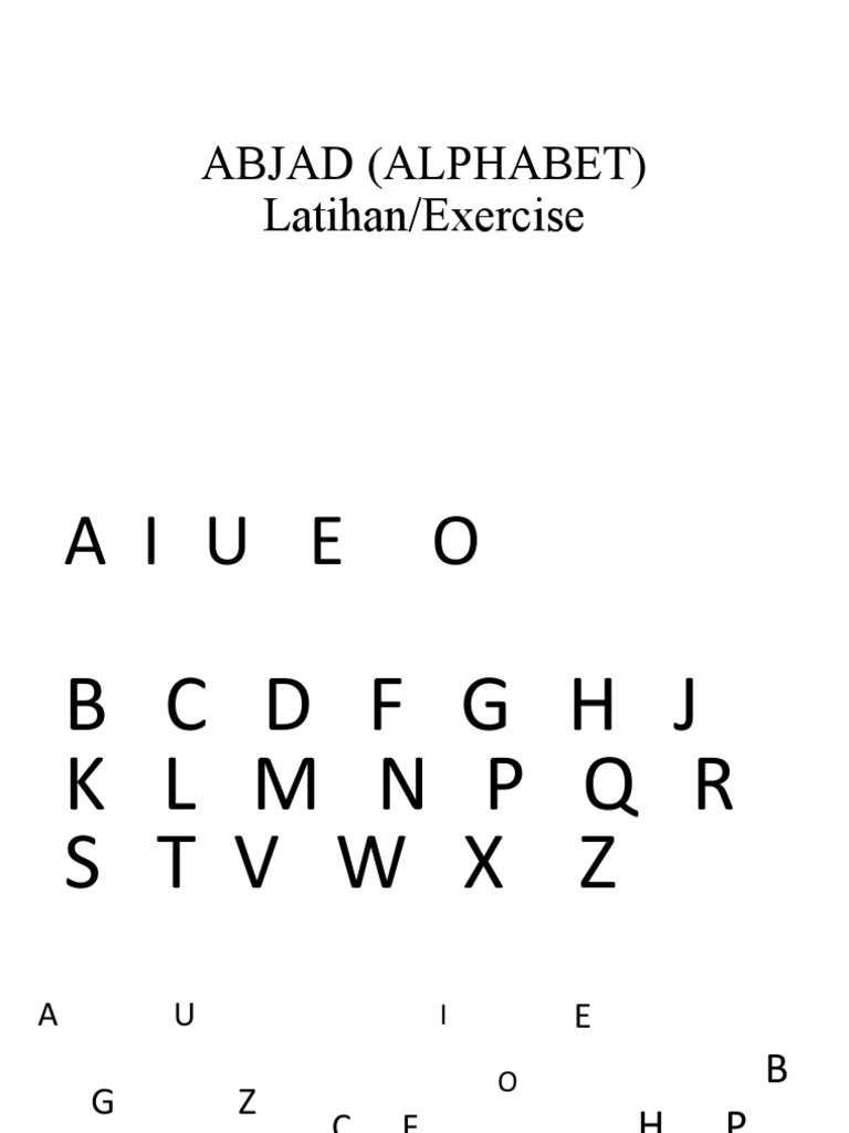 ABJAD | PDF