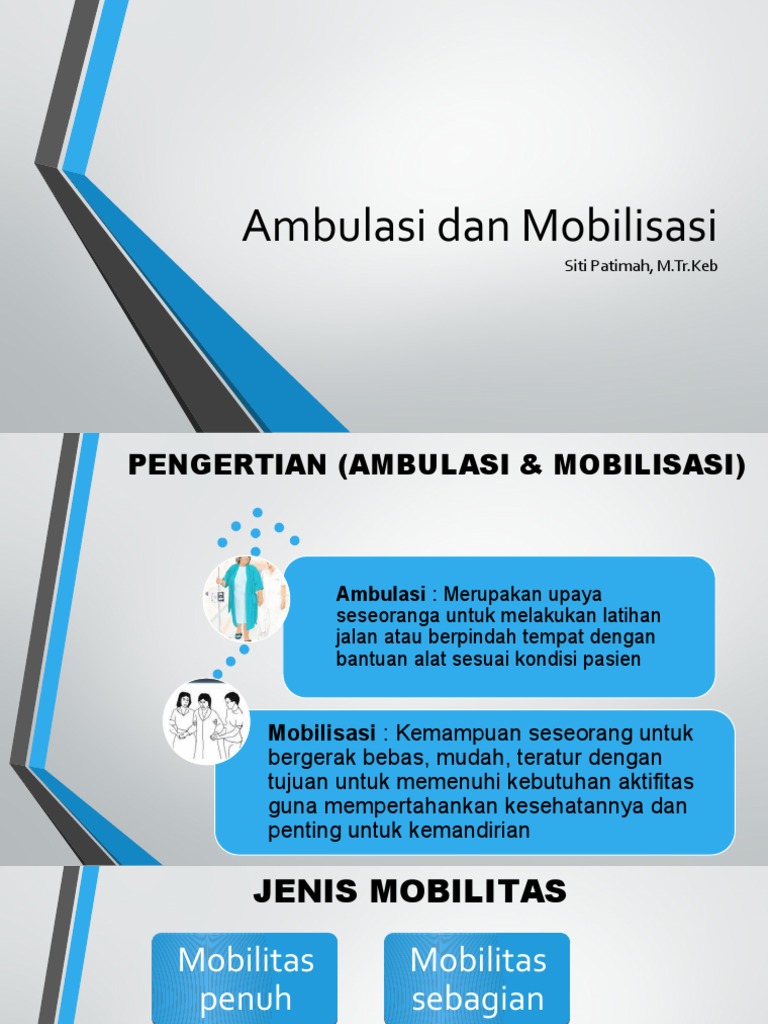 Ambulasi Dan Mobilisasi | PDF