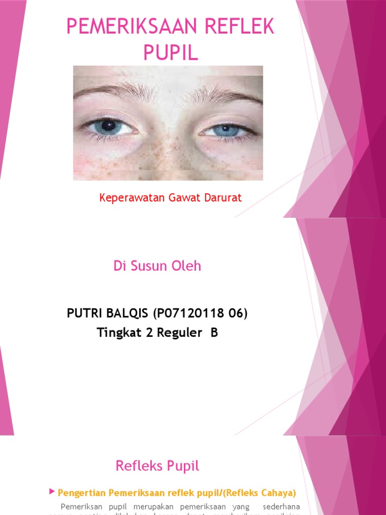 Pemeriksaan Reflek Pupil | PDF