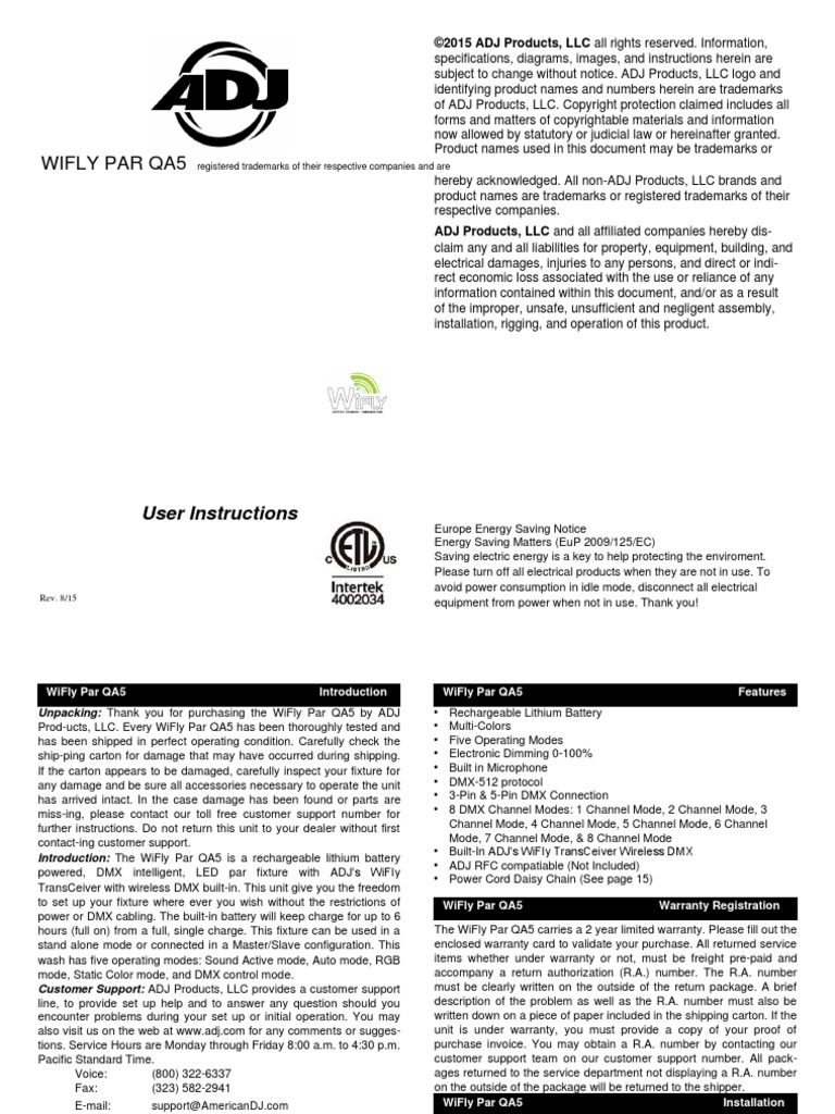 Wifly Par Qa5 Rev 9 15 PDF | PDF | Electrical Connector | Electromagnetism