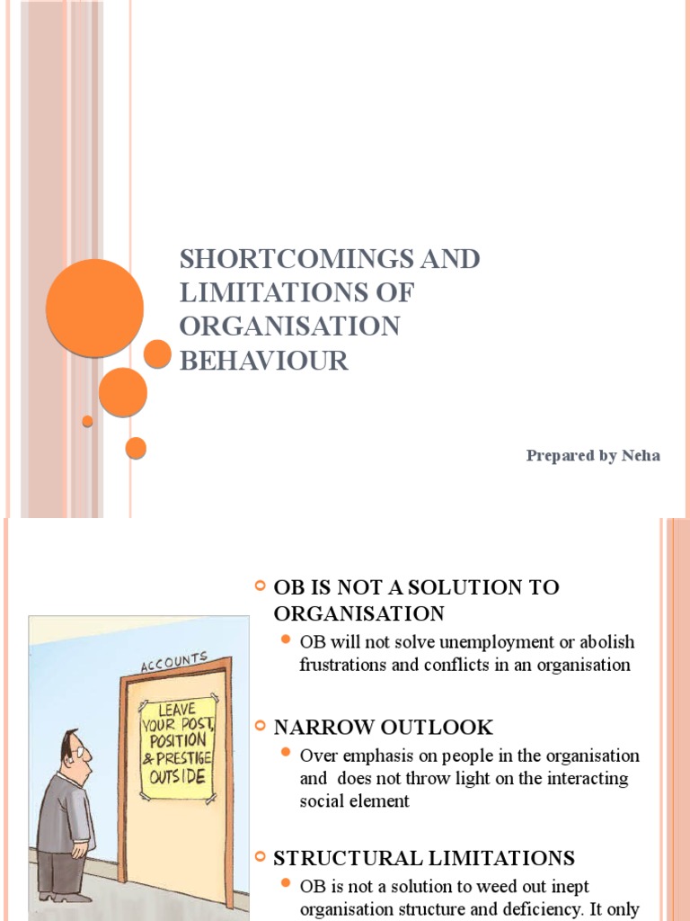 Limitations of Organizational Behavior | PDF
