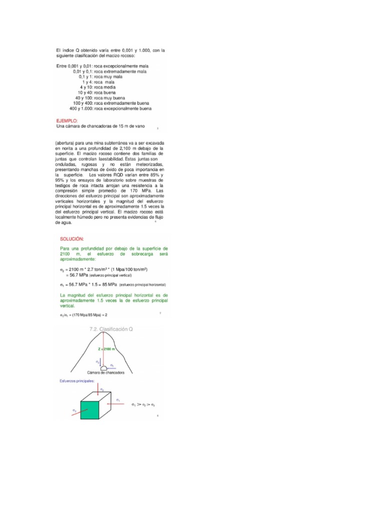 Ejemplo de Q de Barton | PDF