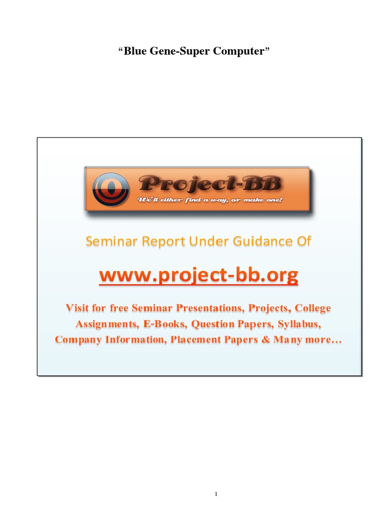 Blue Gene Super Computer PDF | PDF | Supercomputer | Booting