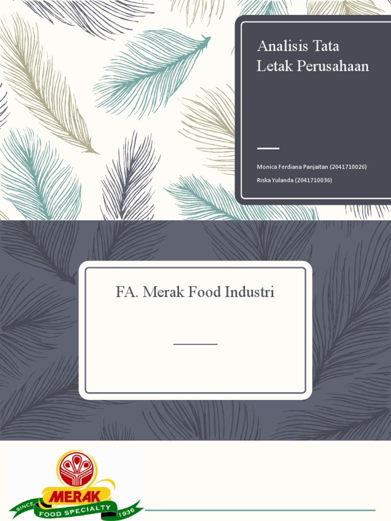 FA. Merak Food Industri | PDF | Memasak, Makanan, & Anggur