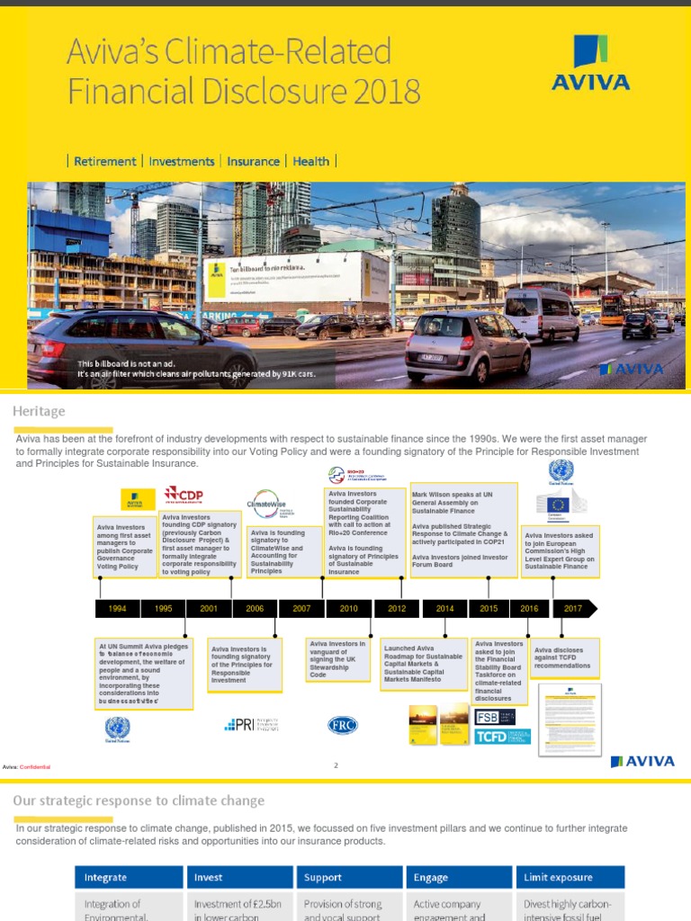 Aviva - Chris Boss | PDF | Global Warming | Greenhouse Gas