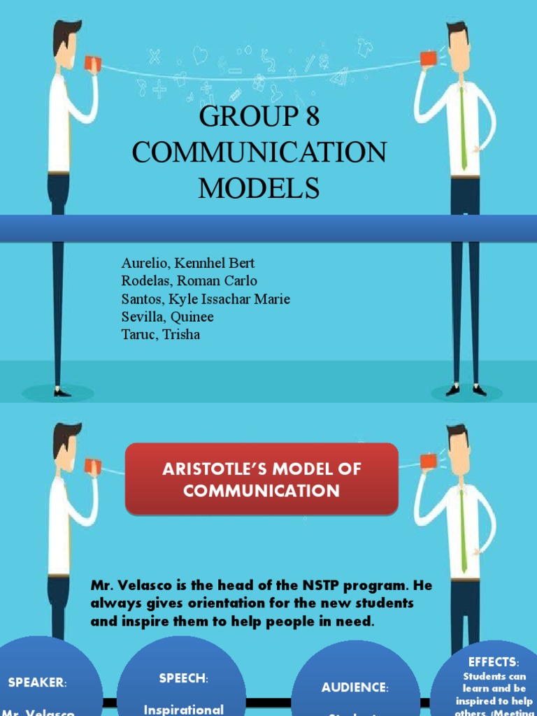 Group 8 Communication Models | PDF | Cognition | Cybernetics