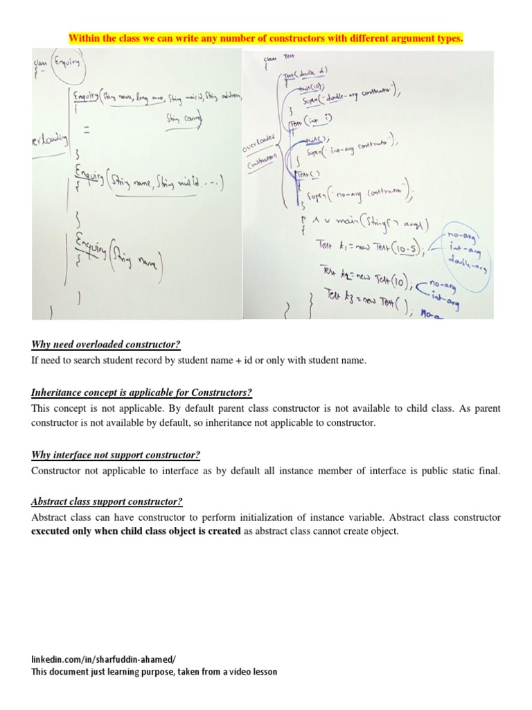An Overview of Constructors in Object-Oriented Programming: Inheritance ...