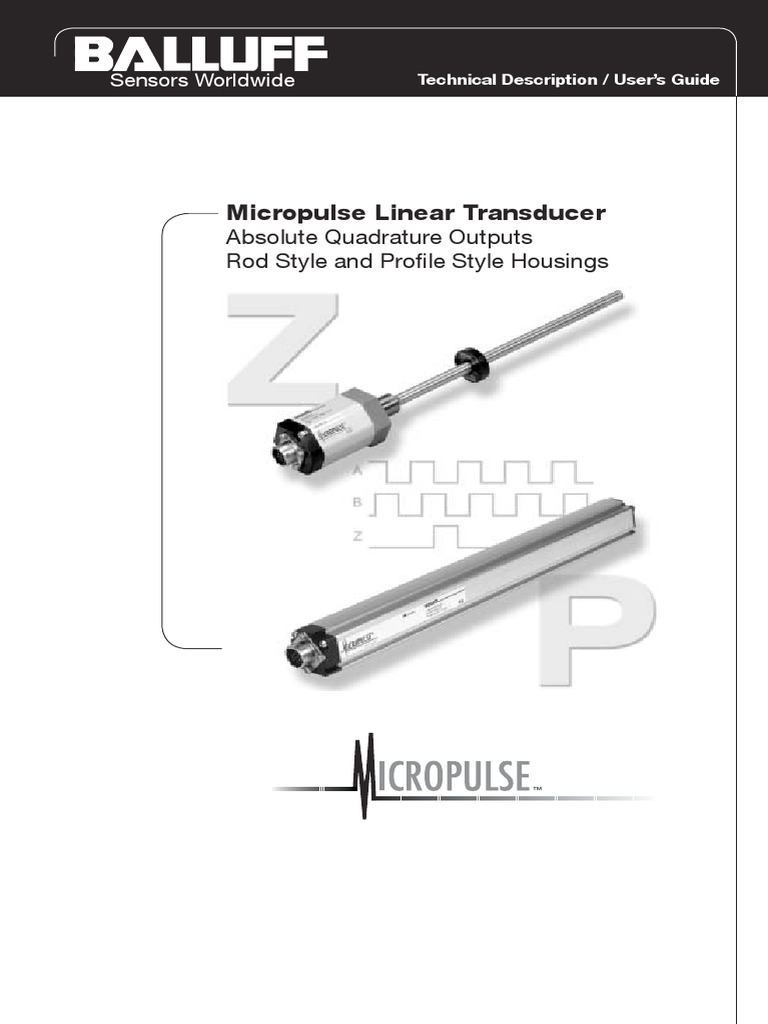 Micropulse Linear Transducer: Sensors Worldwide | PDF | Electromagnetic ...