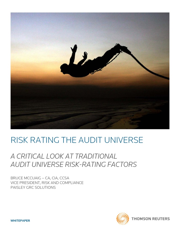 Thomson - Risk Rating The Audit Universe | PDF | Internal Audit ...