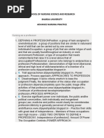 Criteria of Profession | PDF | Profession | Employment