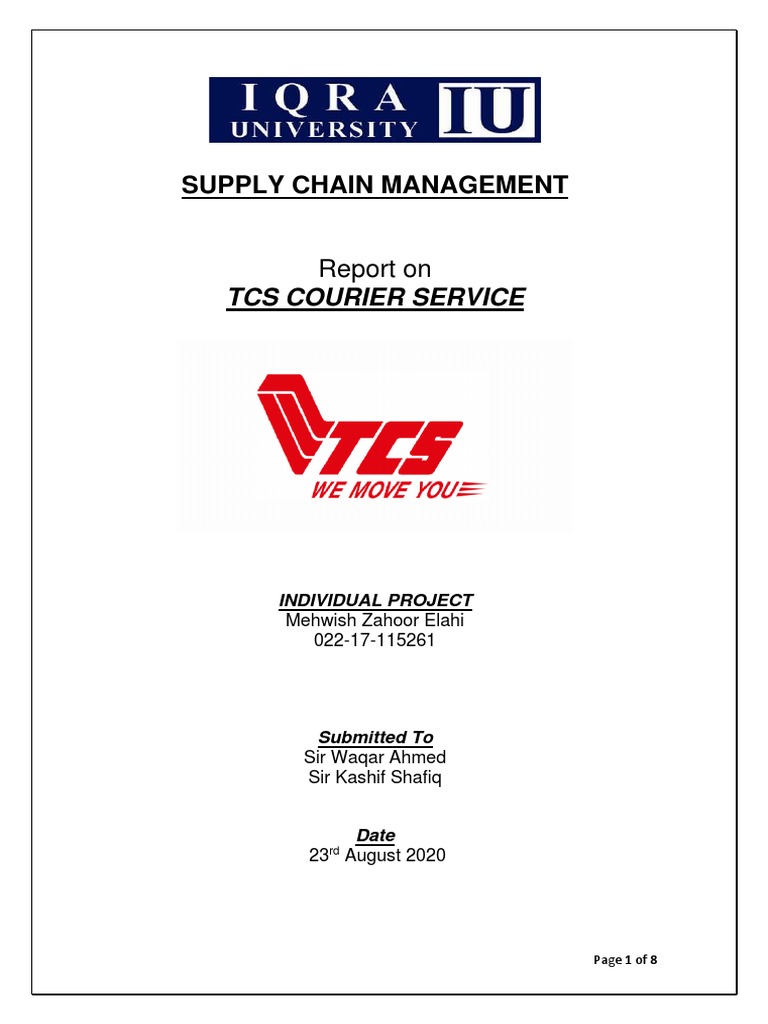 TCS Courier Service Strategies | PDF | Warehouse | Pakistan