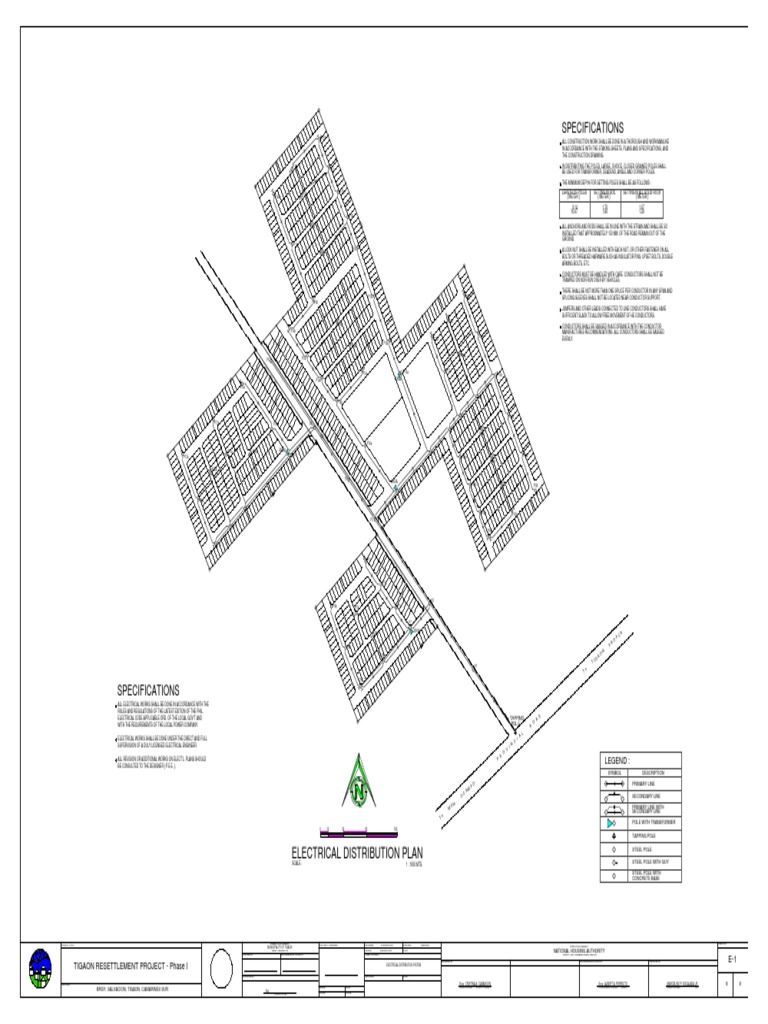 Electrical Distribution Plan for Housing | PDF | Nut (Hardware) | Screw