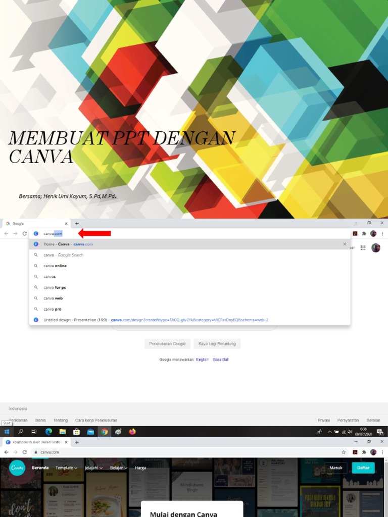 Panduan Membuat PPT di Canva | PDF
