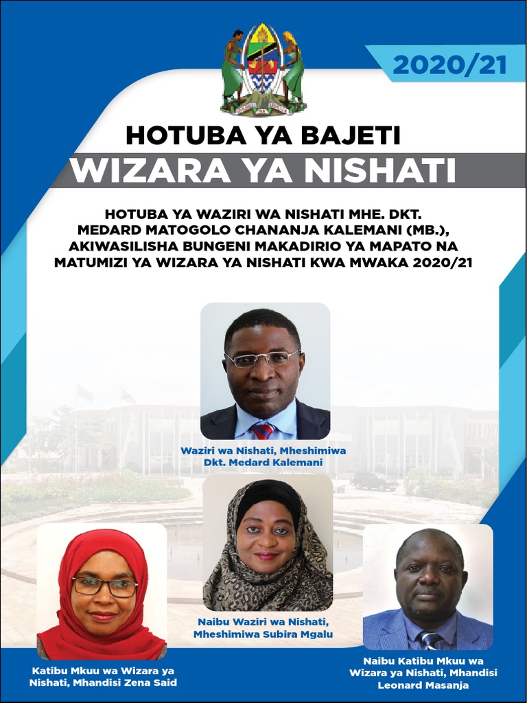 Bajeti Wizara Ya Nishati 2020 - 2021 | PDF