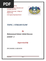 Determining Strahler Stream Order Fact Sheet | PDF | Stream | Map