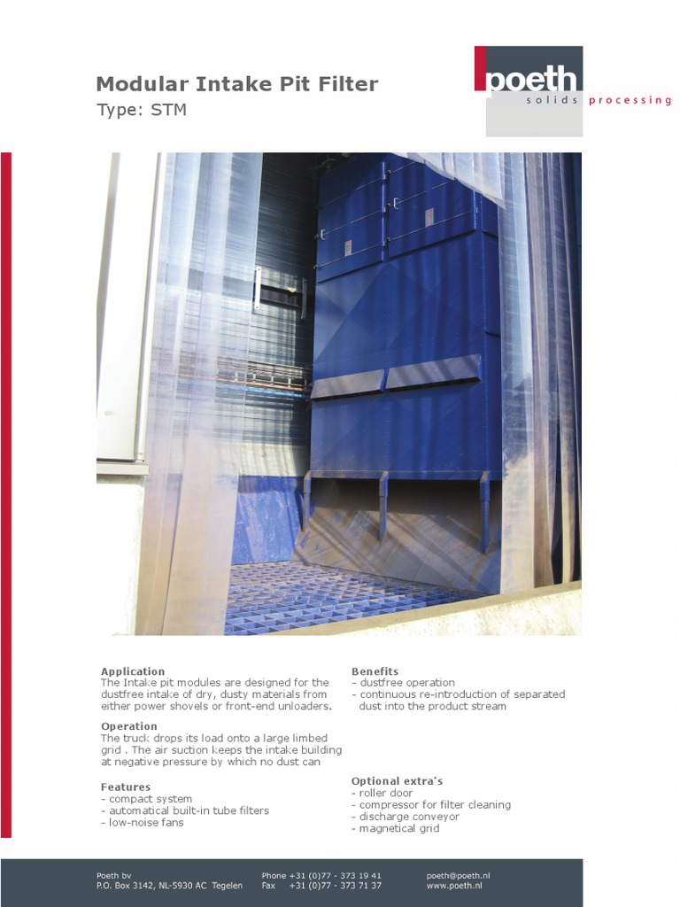 Modular Intake Pit Filter: Type: STM | PDF