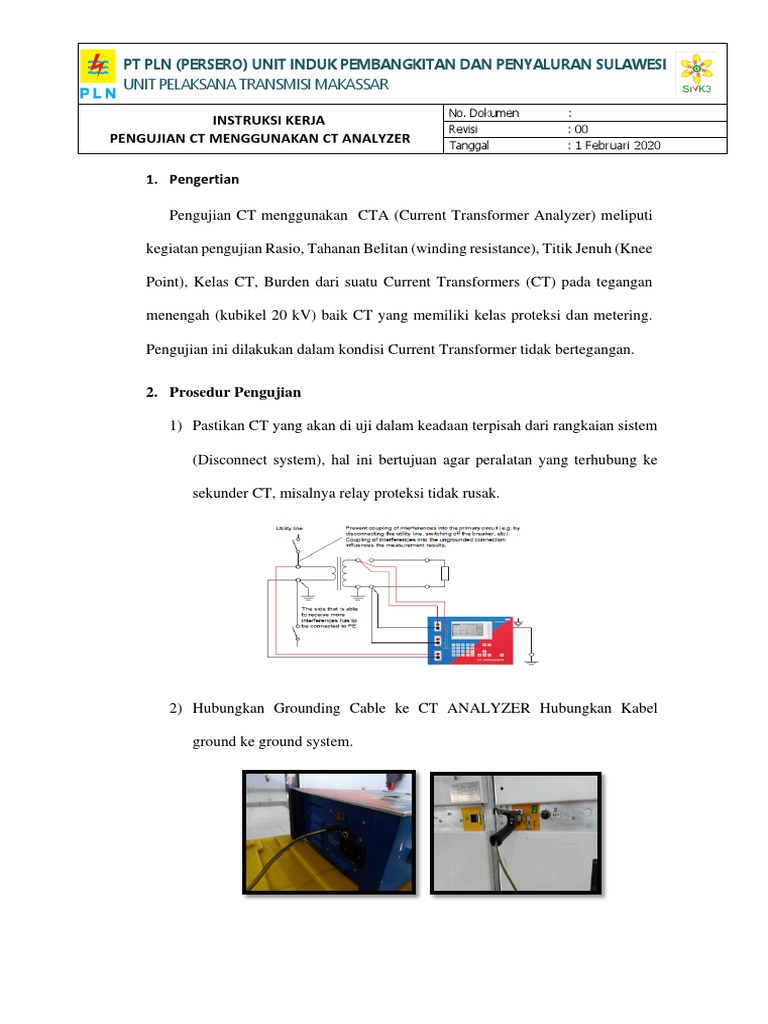Pengujian CT Menggunakan CT Analyzer | PDF