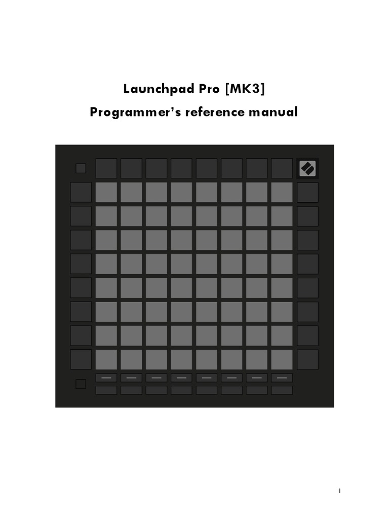 Launchpad Pro MK3 Programmer Manual | PDF | Booting | Software