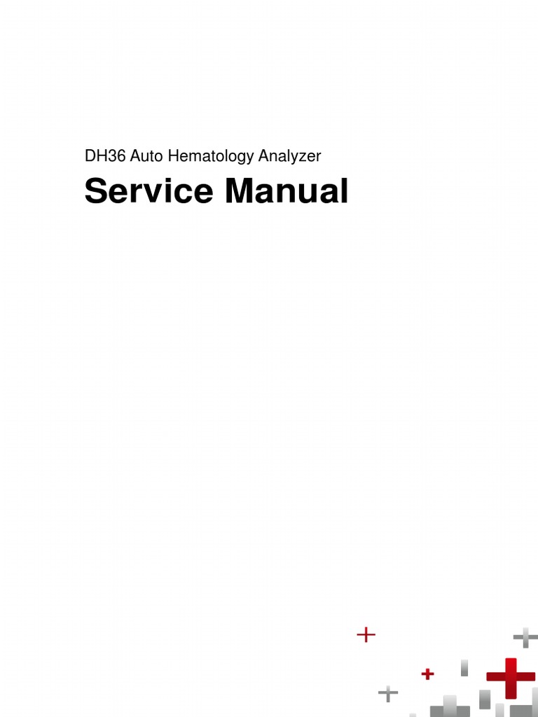 DH36 Auto Hematology Analyzer Service Manual | PDF | Laboratories | Red Blood Cell