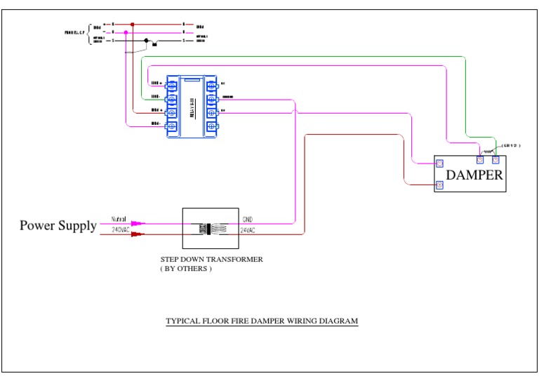 Damper Wiring Diagram 1 | PDF