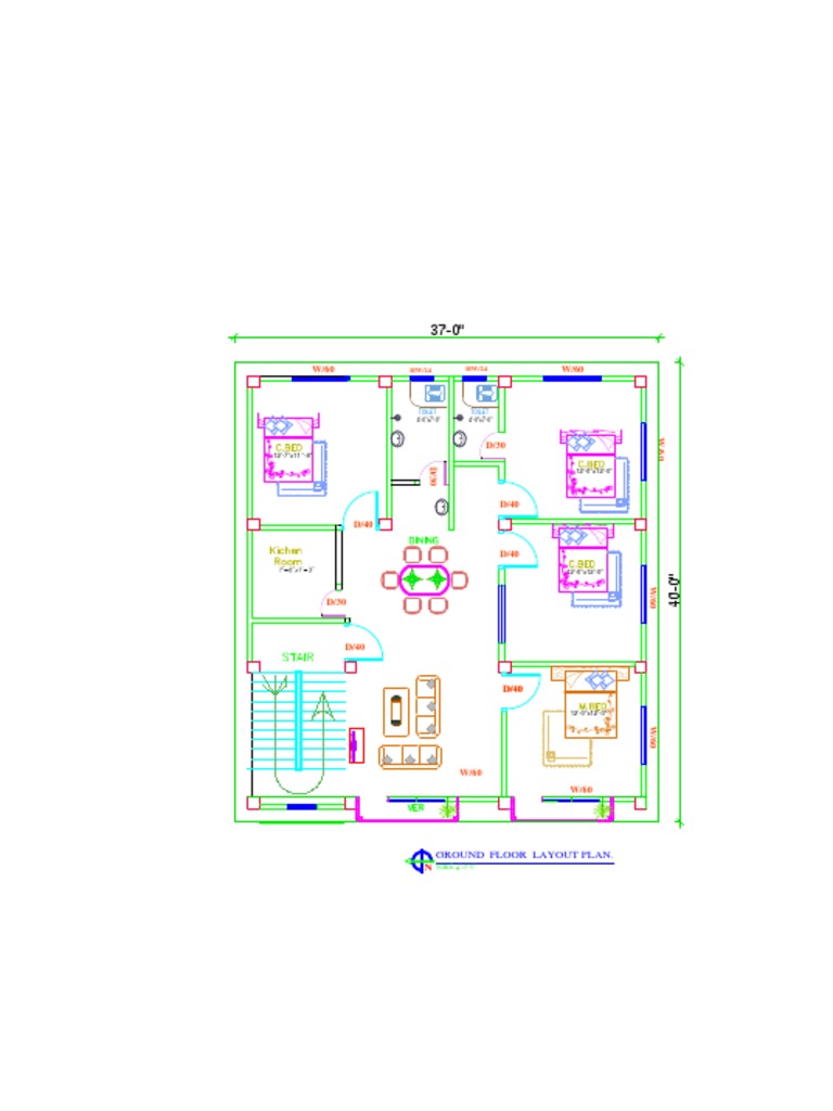 HW/24 HW/24: Ground Floor Layout Plan | PDF