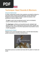 Classifications of Heart Murmurs | PDF | Cardiology | Medical Specialties
