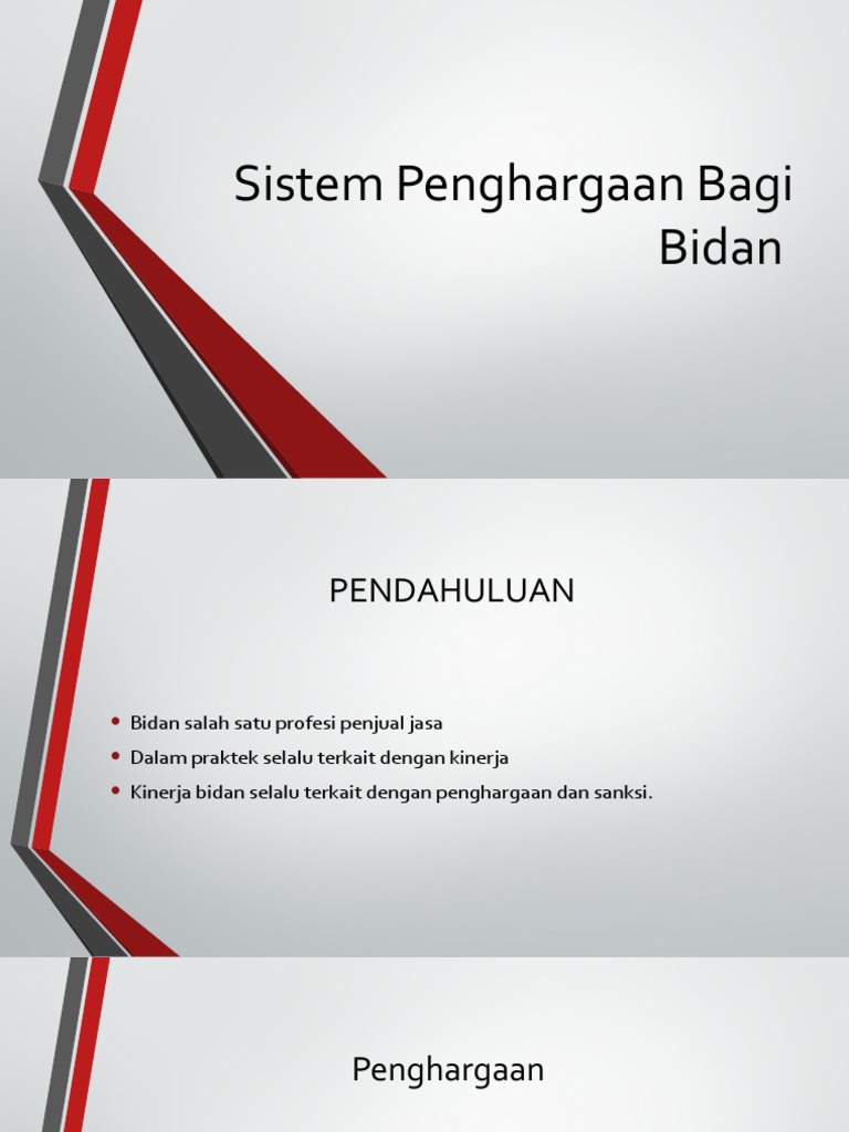 Sistem Penghargaan Bagi Bidan | PDF