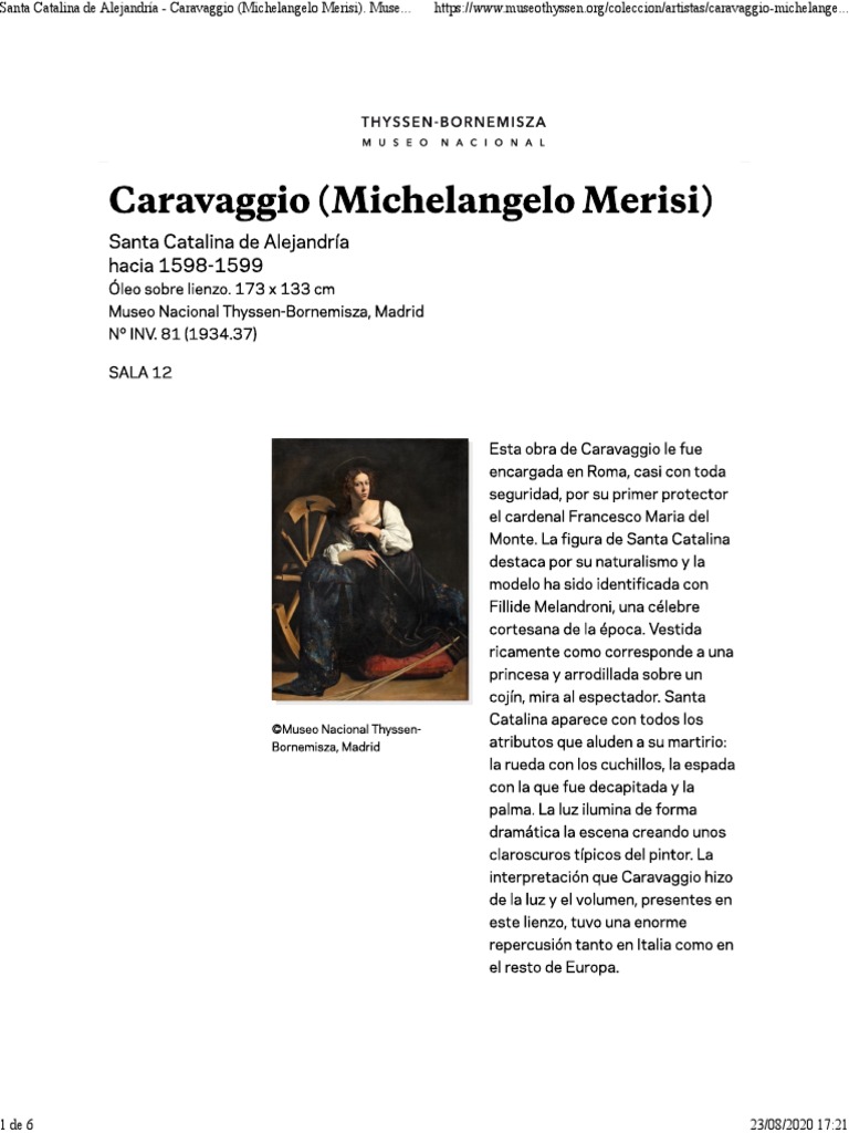 CARAVAGGIO | PDF