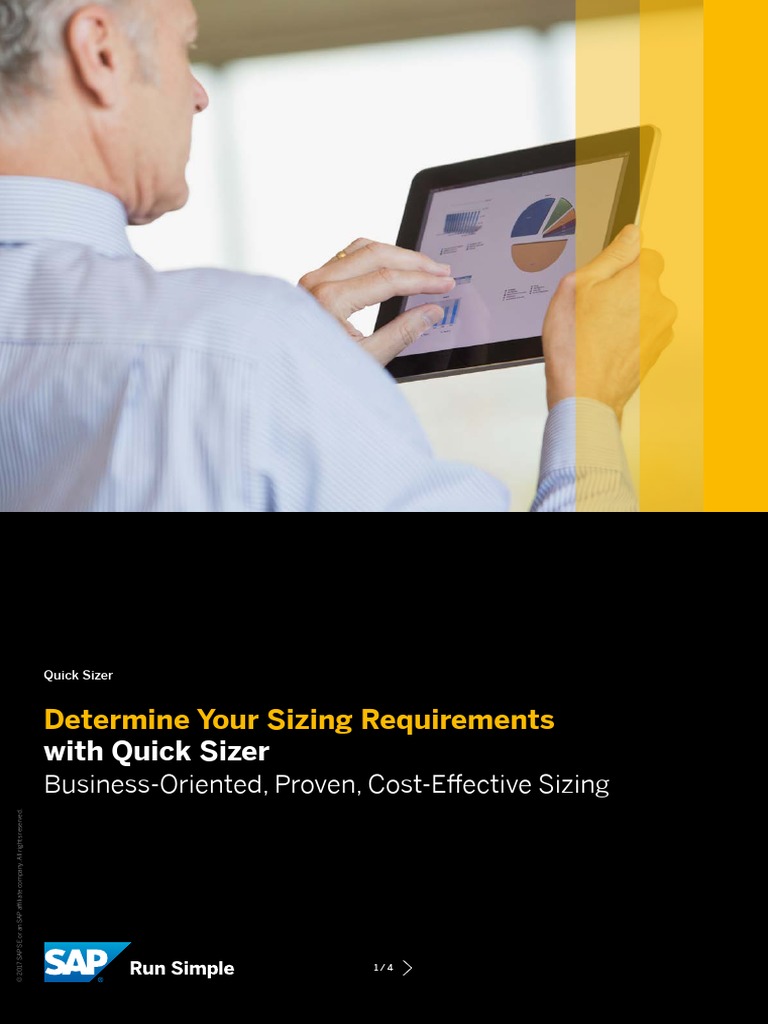 Determine Your Sizing Requirements With Quick Sizer | PDF | Sap Se ...
