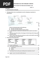Grade 8 Mathematics Term 1 2025 Opener Exam | PDF | Mathematics