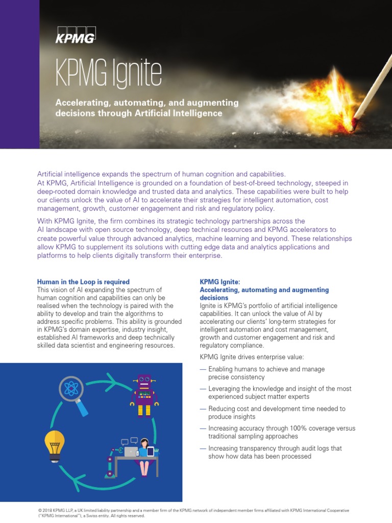 KPMG Ignite: Accelerating, Automating, and Augmenting Decisions Through ...