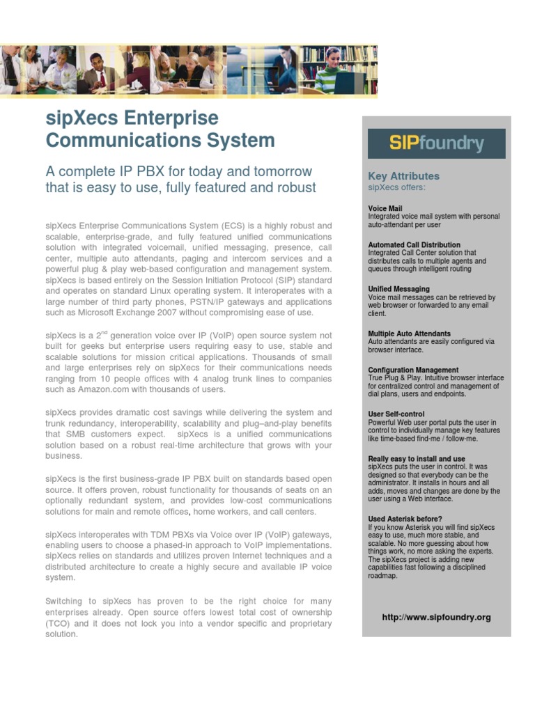 Sipxecs Enterprise Communications System | Download Free PDF | Session ...
