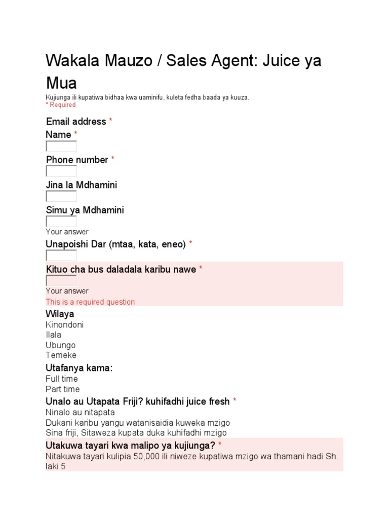 Wakala Mauzo | PDF | Gmail | Information Technology