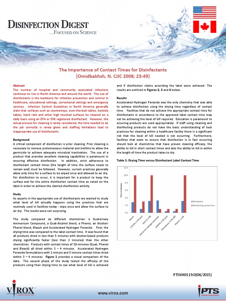PTSHH0119.006.2015 The Importance of Contact Times For Disinfectants ...