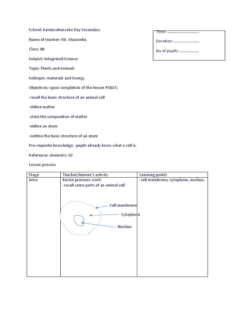 Integrated Science | PDF | Matter | Atoms