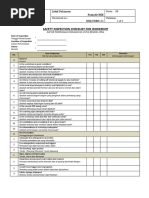 Form Checklist Inspeksi Tempat Kerja | PDF