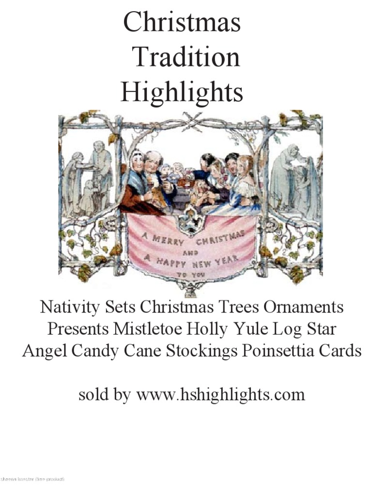 Christmas Traditions | PDF | Christmas | Nativity Of Jesus