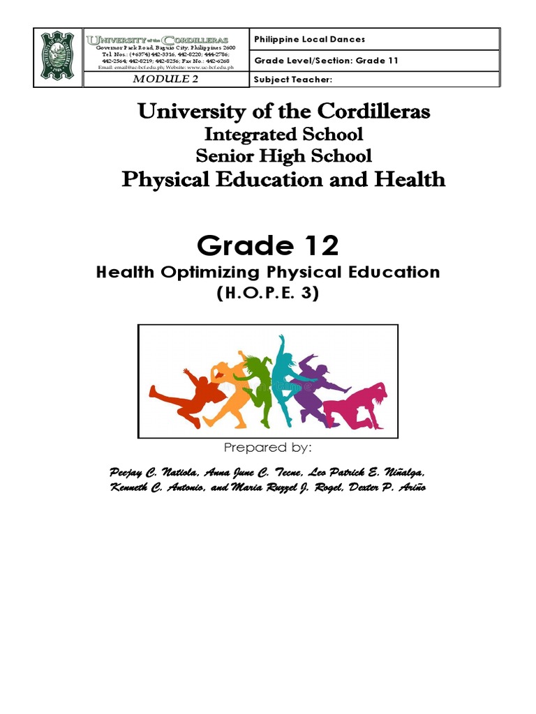 HOPE-3a-DANCE-Module-2-Safety and Health Benefits of Dance FINAL PDF | PDF | Physical Fitness ...