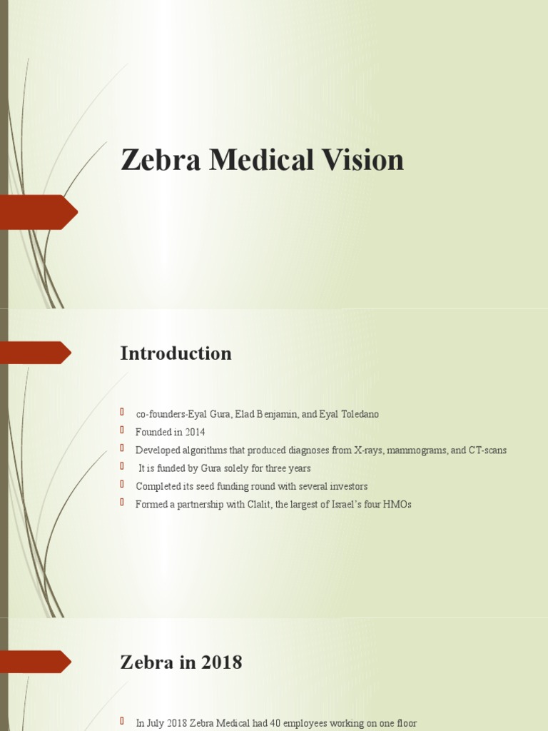 Zebra Presentation | PDF