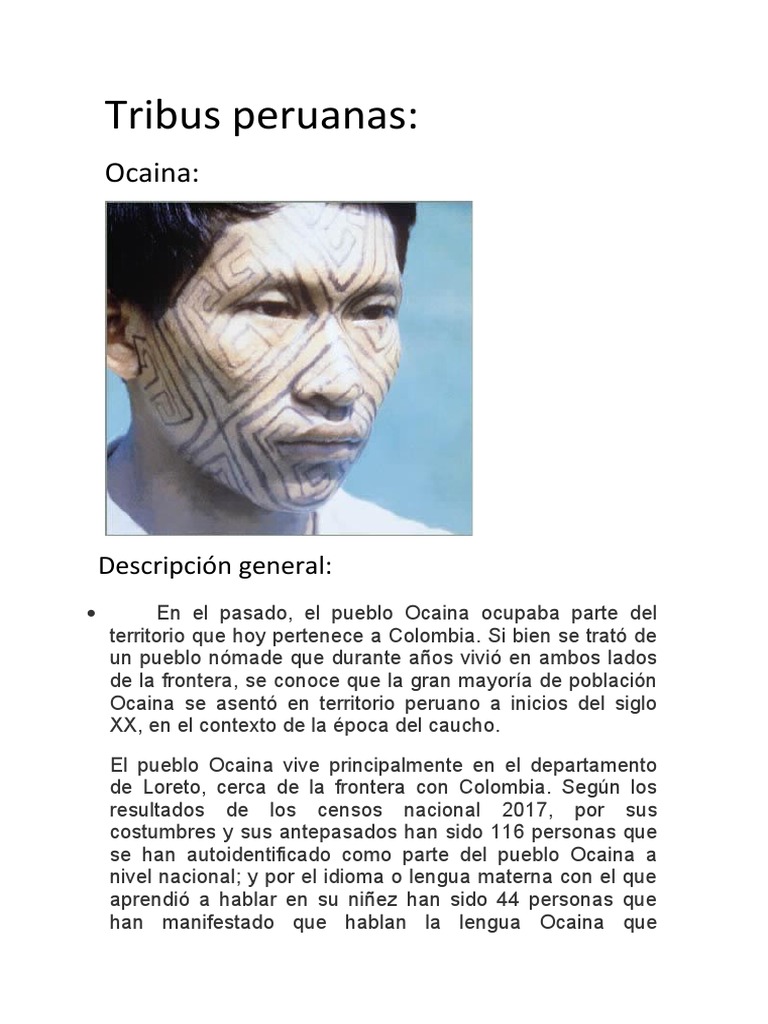 Tribus Peruanas | PDF | Perú | Pueblos Indígenas de las Américas