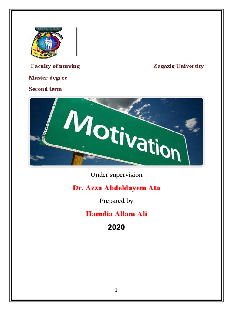 Dr. Azza Abdeldayem Ata | PDF | Motivation | Motivational