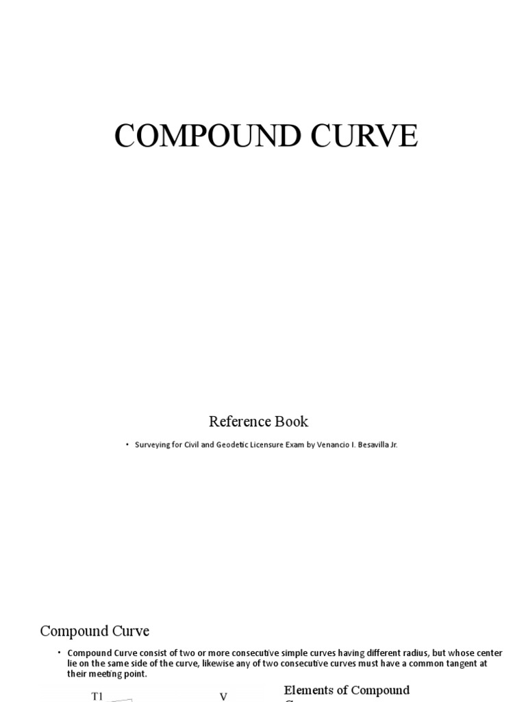 Compound Curve | Download Free PDF | Angle | Tangent